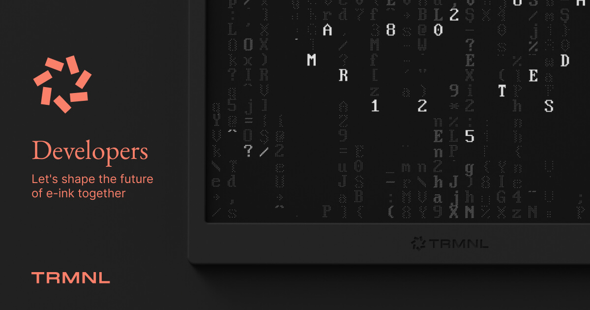 TRMNL | ePaper Displays for Teams and Organizations
